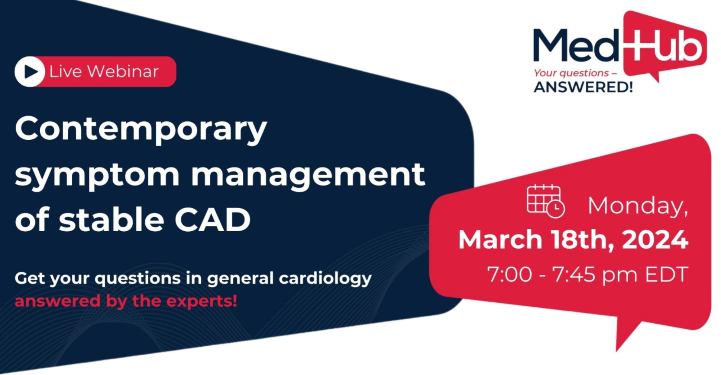 MedHub - Contemporary Symptom Management Of Stable CAD